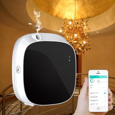 China Wall Mounted Scent Diffuser Smart Atomizing Balck / White Air Pump Diffuser for sale