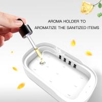 China Ultraviolet LED UV Light Sanitizer Box Aromatherapy Portable Smart Phone Cleaner for sale