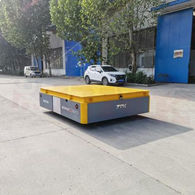 China Omni Directional 10 Tons Trackless Transfer Carts Apply For Steel Plate Handling for sale