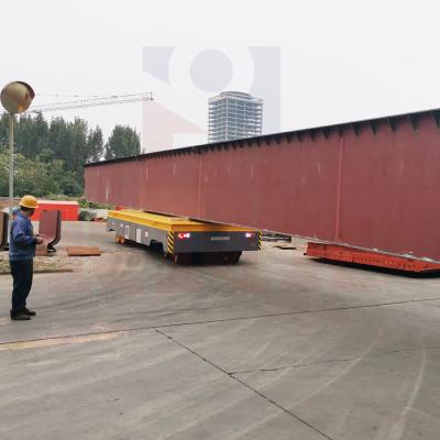China Self Loading Trackless Transfer Cart for sale