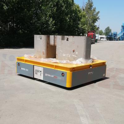 China 10 Ton Wheeled Handling Equipment With Arbitrary Steering Transfer Trolley for sale