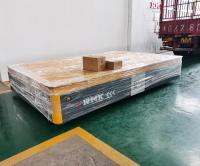 China 6 Ton Electric Car Carry Heavy Goods Large Rubber Tyre Transfer Trolley for sale