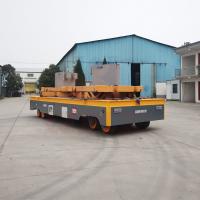 China Battery Powered Motorized Transfer Cart , RMK 50T Heavy Load Transfer Trolley for sale