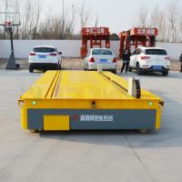 China Electric 30 Tons Die Transfer Cart Industry Metallurgy Wireless Remote Control for sale