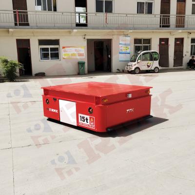 China 15 Tons Industrial Trackless Transfer Trolley Radio Remote Control Aluminium Coil for sale