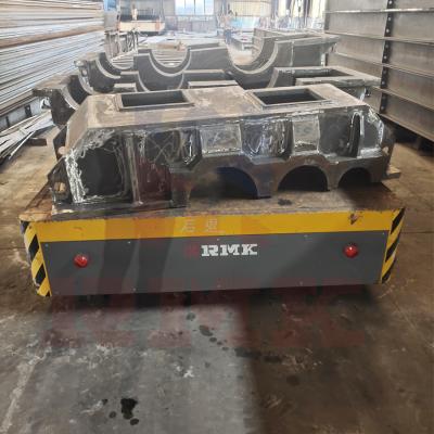 China 5 Tons Battery Transfer Trolley , Maintenance Free Battery Electric Flat Car for sale