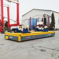 China Free Move Material Transfer Cart Battery Operated Hydraulic Steering for sale