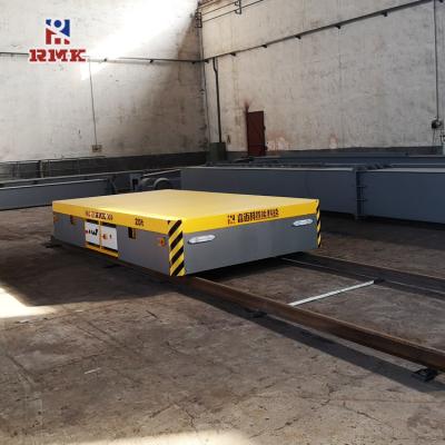 China 20 Tons Material Battery Transfer Trolley Wireless Remote Control for sale