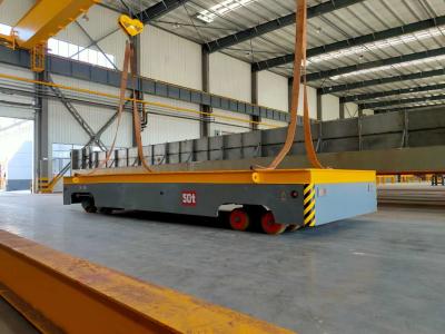 China Steel Beam Material Transfer Cart 50 Tons Heavy Load Industry Metallurgy for sale