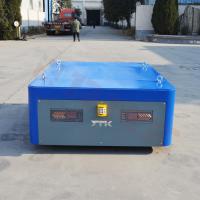 China Battery Operated Material Transfer Trolley , 3 Tons Wireless Electric Flat Car for sale