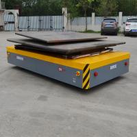 China DC Motor Battery Transfer Trolley 5 Tons Heavy Load Stepless Speed Adjusting for sale