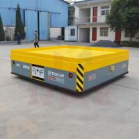 China 17 Tons Battery Powered Steerable Die Transfer Cart Electromagnetic Brake for sale