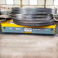 China Steel Pipe Material Handling Trolley , 5 Tons Automatic Mold Transfer Car for sale