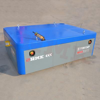 China Intelligent Electric Trackless Transfer Trolley With Lifting Device 3 Tons for sale