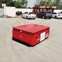 China 15 Tons Heavy Load Battery Transfer Trolley Automatic Directional Casting Steel for sale