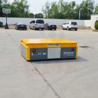China Marble Slab Battery Transfer Trolley Remote Control 10 Tons Material Handling for sale