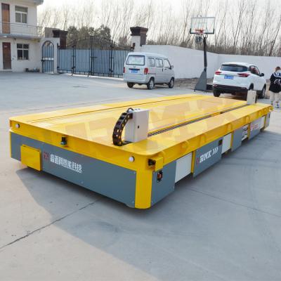 China 30 Tons Concrete Mold Battery Transfer Trolley Electric Industry Metallurgy for sale