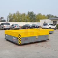 China Battery 17 Tons Heavy Load Transfer Trolley With Mecanum Wheel Remote Control for sale