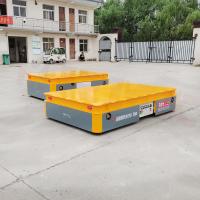 China Steerable 10T Die Transfer Cart Battery Powered Wireless Remote Control for sale