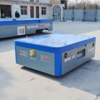 China Motor Drive Electric Material Transfer Cart 3 Tons Steerable Stepless Speed for sale