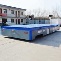 China PLC Motorized Steerable 30 Tons Aluminum Ingot Battery Transfer Car for sale