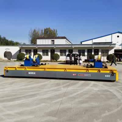 China Remote Control Battery 10 Tons Omni Steerable Steel Industrial Transfer Cart for sale