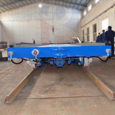 China 20 Tons Ac Powered Railway Vehicle For Molds Electric Stepless Speed Cable Reel Powered for sale