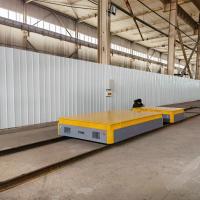 China 20 Tons Battery Powered Transfer Platform On Rail Electric Transfer Trolley for sale