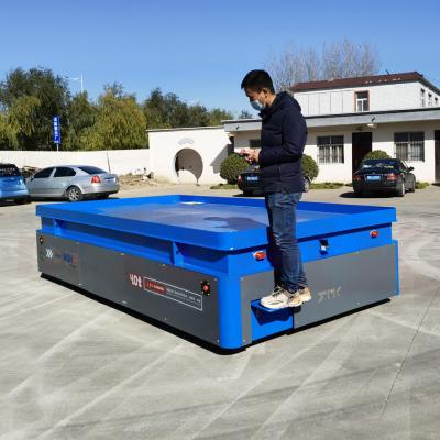 China 40 Ton Material Transfer Cart For Dies Steerable Transport Platform for sale