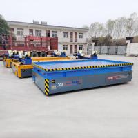 China 40 Tons Self Propelled Flat Bed Trackless Transfer Car For Container Handling for sale