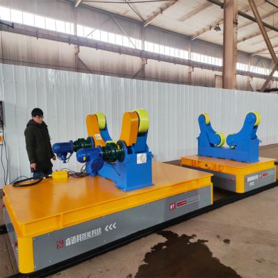 China 8 Tons Anti Explosion Electric Railway Transfer Cart Dc Motor Remote Control for sale