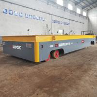 China Steel Beam Battery Flat Transfer Trolleys Maintenance Free 50 Tons for sale