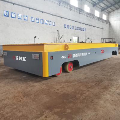 China Steel Beam Battery Flat Transfer Trolleys Maintenance Free 50 Tons for sale