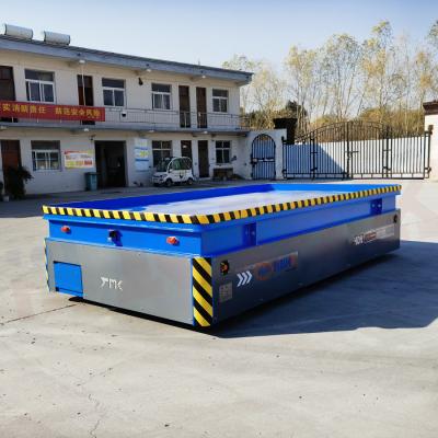 China Battery Operated Trackless Transfer Trolley Self Propelled 40 Tons for sale