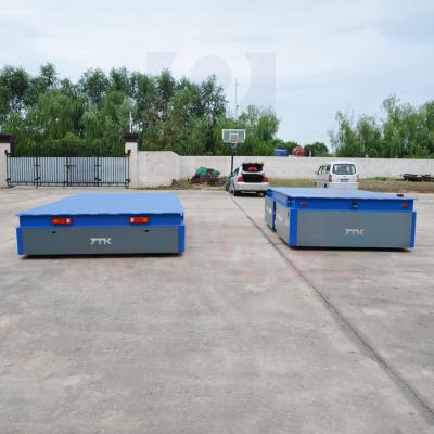 China 20 T Heavy Duty Platform Cart With Mecanum Wheel Remote Control for sale