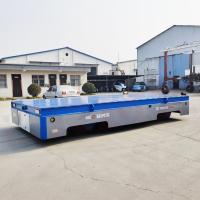 China Material Transfer Motorized Platform Carts Heavy Duty Steel Plates Welded for sale