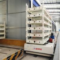 China Cement Die Material Transfer Trolley 25 Tons With Forged Wheel for sale