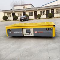 China 5 Tons Transfer Trolley With Hydraulic Lifting Table With PLC Control for sale