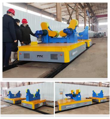 China 8 Ton Sliding Line Material Transfer Trolley Industrial Delivery Cart for sale