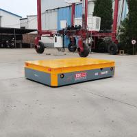 China 10tons Battery Motorized Trackless Transfer Car for sale