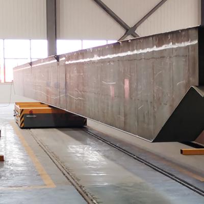 China Yellow Color Battery Powered Steel Plant Transfer Car CE Certificated 25 Tons for sale