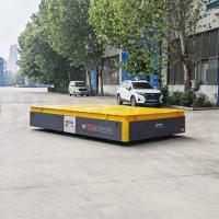 China 6 Ton Electric Transfer Platform Rubber Wheel Electric Transport Cars for sale