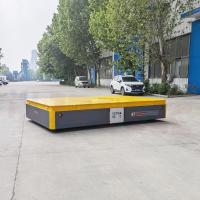 China 6 Ton Electric Transfer Platform Motor Trackless Flat Dolly Transport Cart for sale
