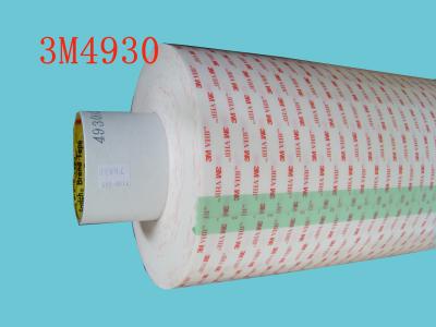 China 3M4930/3M4932 White VHB Tape With 0.64mm Thickness for sale