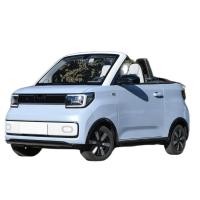 China Wuling Mini Electric Cabriolet Car 4 Seats 925Kg Curb Weight 2door 2Seats Body Structure for sale