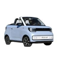 China Wuling Mini Electric Cabriolet Car 4 Seats 925Kg Curb Weight 2door 2Seats Body Structure for sale