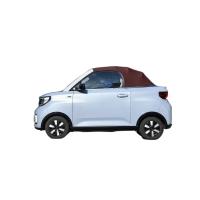 China Wuling Mini Electric Cabriolet Car 4 Seats 925Kg Curb Weight 2door 2Seats Body Structure for sale