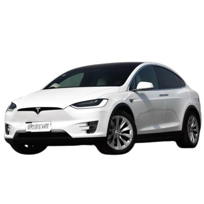 China 575km Pure Electric Cruising Range Tesla Model X High Speed Electric Car in White for sale