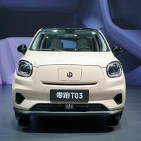 China Rear Camera and Left Steering Leapmotor T03 4 Seater Small EV Electric Car for Adults for sale