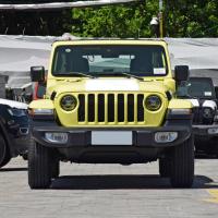 China 2022 Jeep Wrangler 4-Door 2.0T 4XE Sahara Plug-in Hybrid Fluorescent Yellow Limited Edition for sale
